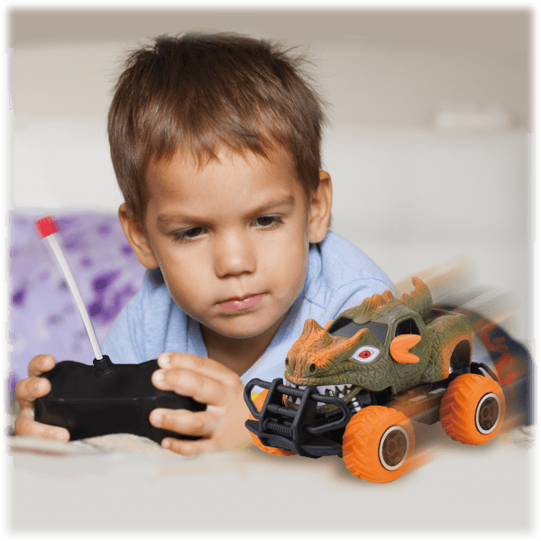 Meh: Rugged Racers Dinosaur Racer Mini R/C Car