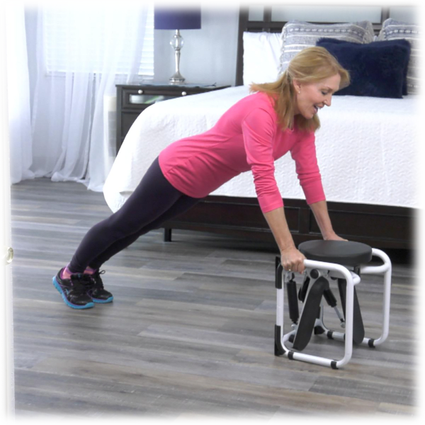 MorningSave: HomeTrack Mini Stepper Twist Stool with Resistance Band