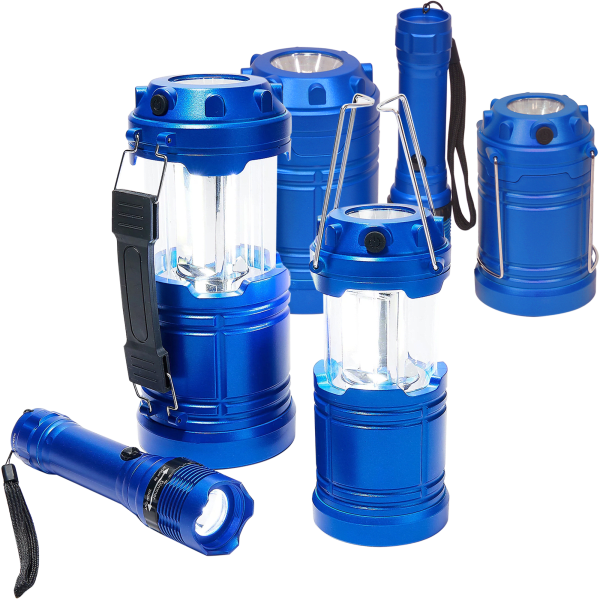 MorningSave: SecureBrite 6-Piece COB LED Lantern and Work Light Bundle