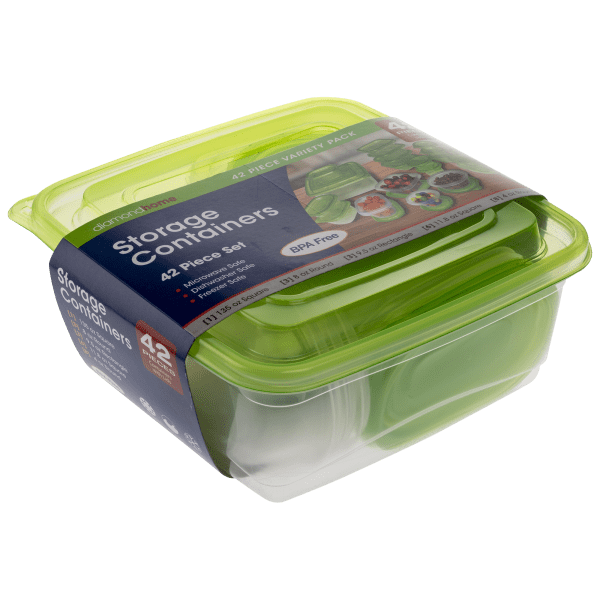 Meh: Diamond Home 42-Piece Storage Container Set