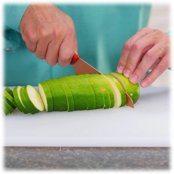 MorningSave: 2-Pack: Red Copper Chef Knife As Seen on TV