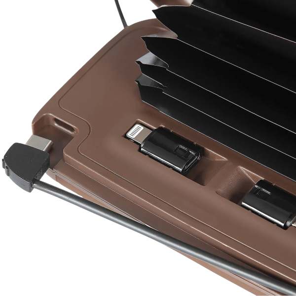 Meh: Limitless 4,000mAh Power Bank Wallet with RFID and Built-in Cables