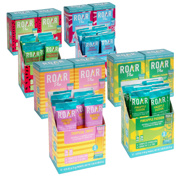 Meh: 144-Pack: Roar Plus Complete Hydration Vitamin & Electrolyte Drink ...