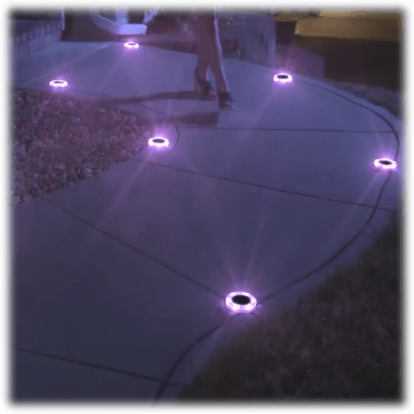 MorningSave: 6-Pack: Bell + Howell Mosaic Solar Disk Lights