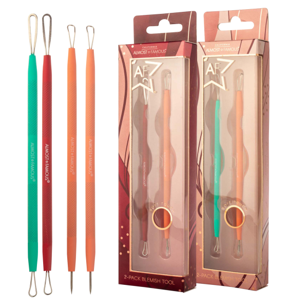 4-Pack: Almost Famous Beauty Extraction Blemish Tools