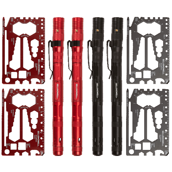 MorningSave: 4-Pack: Bell + Howell 9-in-1 Super Deluxe Tactical Pen ...