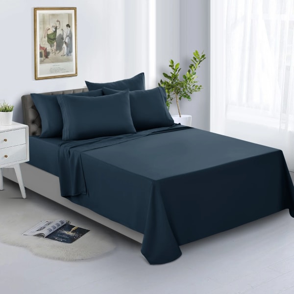SideDeal: Hannah Linen 6-Piece 1800 Series Premium Sheet Set