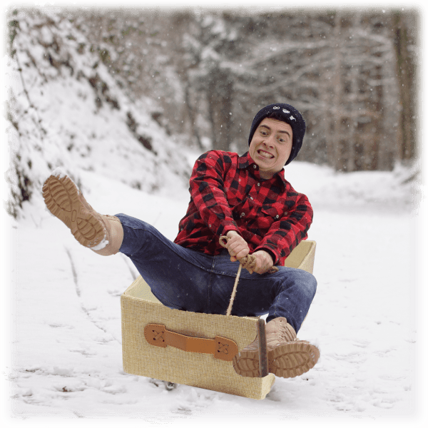 Meh: 4-Pack: Get Neat Storage Bins with Leather Handles