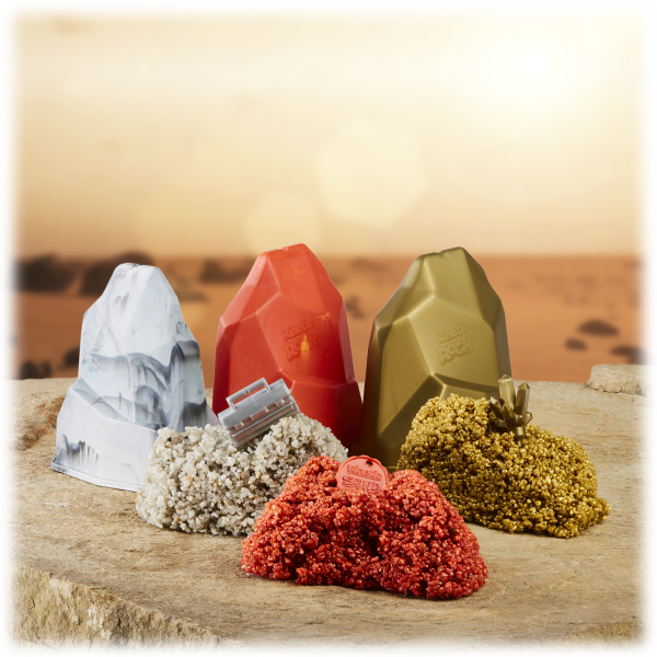 Meh: 3-Pack: Spin Master Assorted Kinetic Rocks