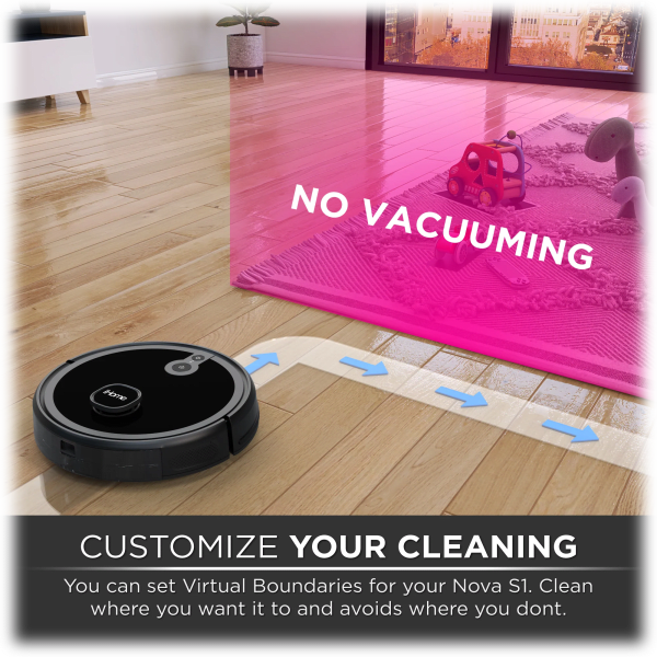 MorningSave: iHome AutoVac Nova S1 Robot Vacuum with LIDAR Navigation