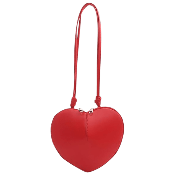 MorningSave: Lior Solid Color Heart Shape Shoulder Bag
