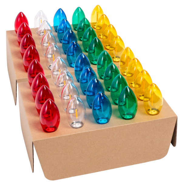 Meh: 2-Pack: Ebenezer & Co. Oversized 20 Bulb 20FT LED Light Strands