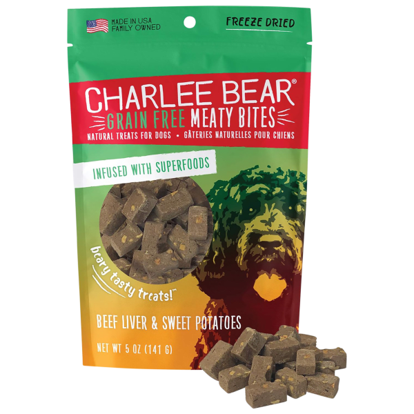 Meh: 4-Pack: Charlee Bear Meaty Bites Freeze Dried Beef & Sweet Potato ...