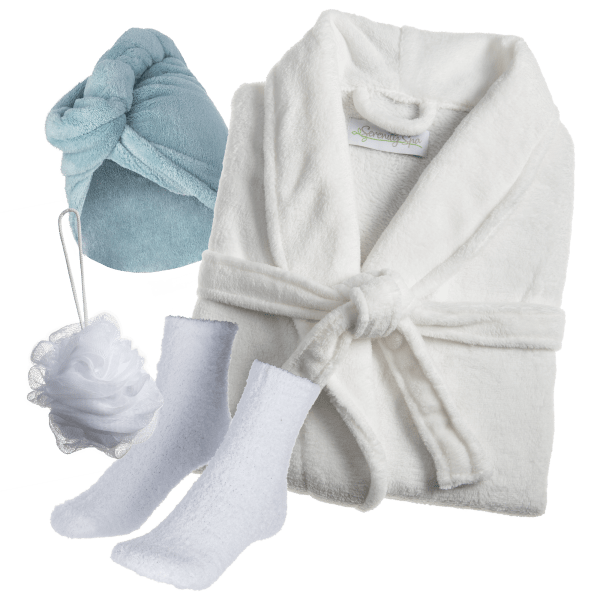 MorningSave: Serenity 4-Piece Spa Robe Gift Set