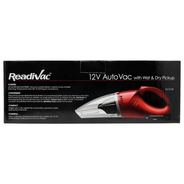 Readivac Auto Vacuum Wet & Dry Pick-Up with Attachments