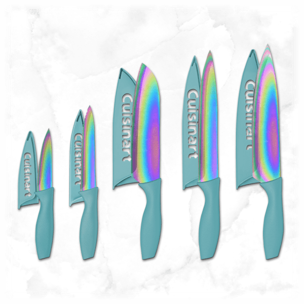 MorningSave: 5-Piece: Cuisinart Advantage Ceramic Coated Color Printed ...