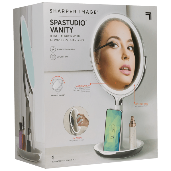 Meh: Sharper Image SpaStudio 8” LED Vanity Mirror with Wireless ...