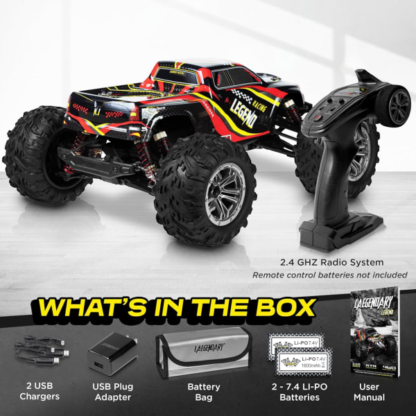 Meh: Laegendary Legend 1:10 Scale 4x4 Offroad RC Monster Truck