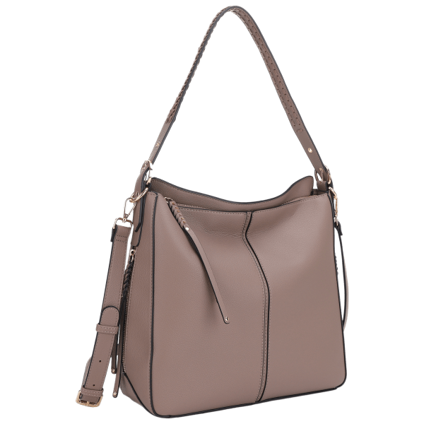 MorningSave: Malibu Skye Claire Handbag with Whipstitch Detail Handle