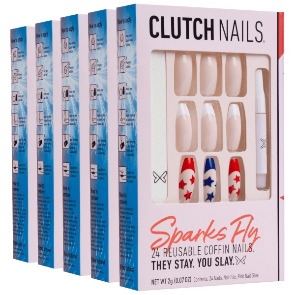 MorningSave: 5-Pack: Clutch Nails Press on Nail Kits
