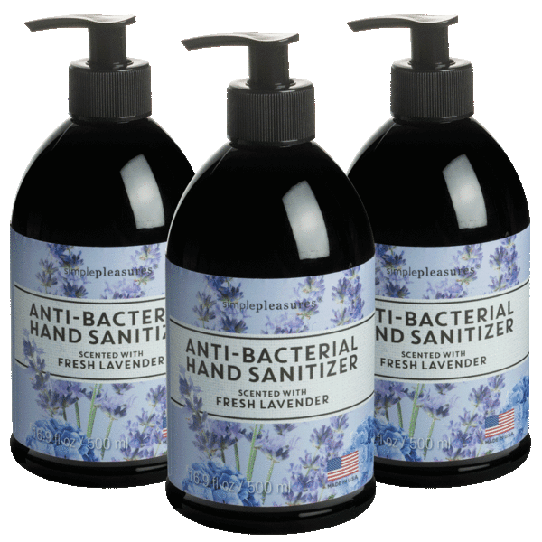 MorningSave: 3-Pack: Simple Pleasures Scented Hand Sanitizer (16.9 fl oz)