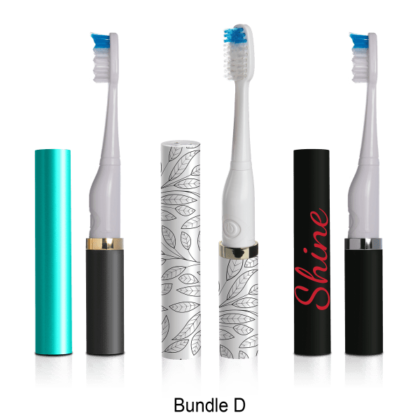 MorningSave: 3-Pack: VIOlife Slim Sonic Travel Toothbrushes