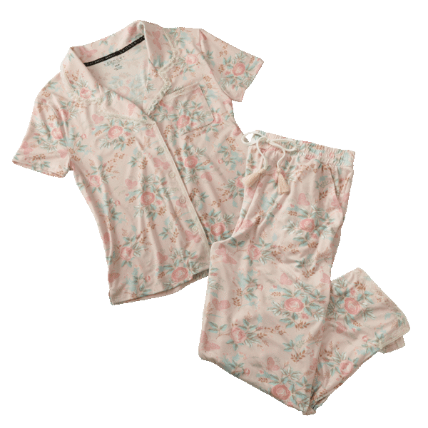 MorningSave: Laundry by Shelli Segal Short Sleeve and Capri Pant Pajama ...