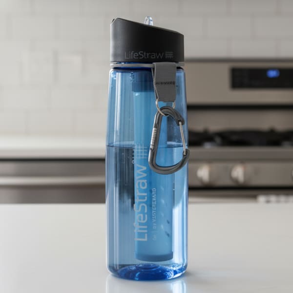 SideDeal: 2-Pack: LifeStraw Go 22oz Tritan Water Filter Bottle