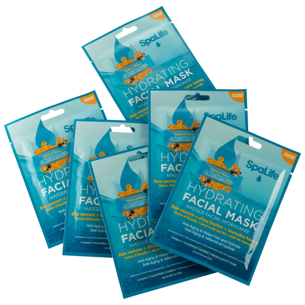 24-Pack: Spa Life Facial Mask Self Care Assortment