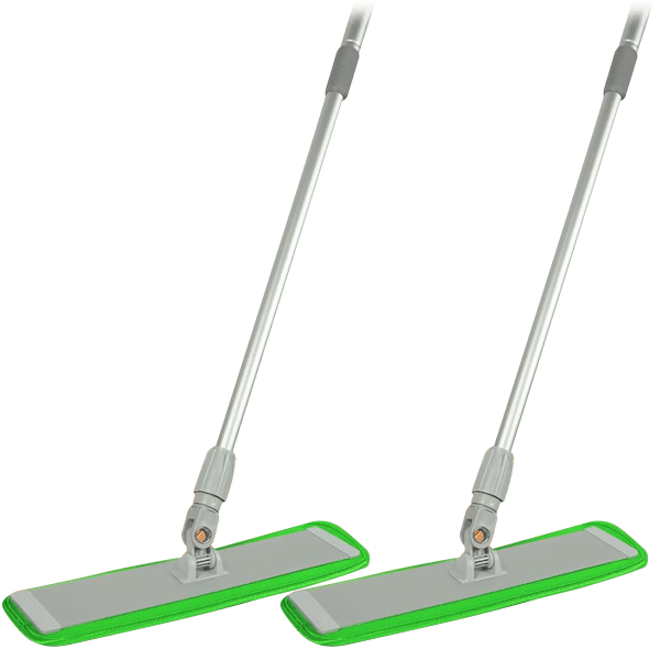SideDeal: 2-Pack: Turbo Microfiber 360-Spin Mop Floor Cleaning System
