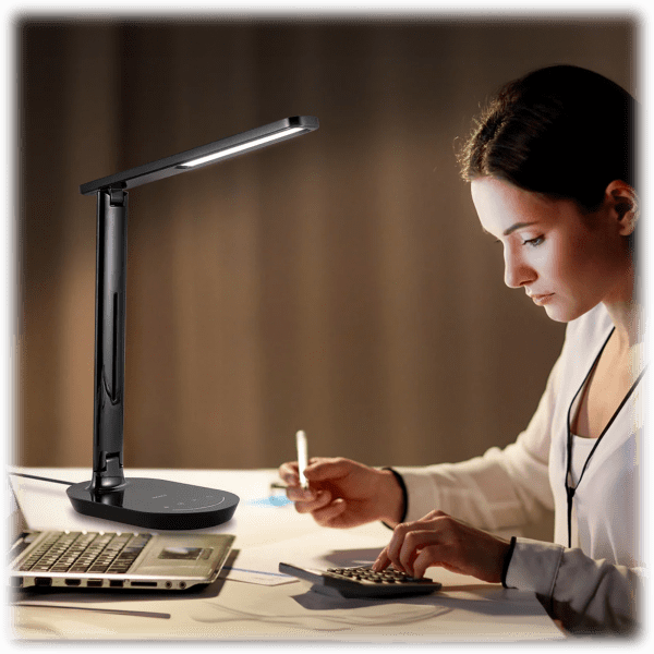 SideDeal: 2-Pack: Lastar LED Desk Lamp with USB Charging Port