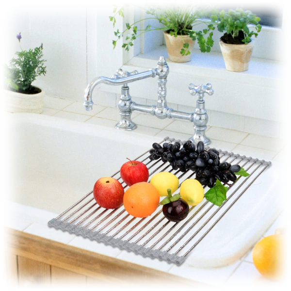 MorningSave: 2-Pack: Fold Up Rack for Drying and Cooling over Kitchen Sink