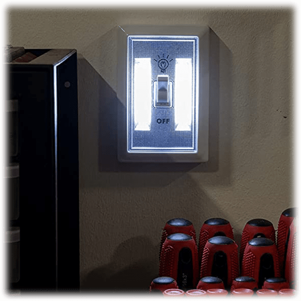 MorningSave: 4-Pack: Boundary Stick-On Wireless LED Light Switches with ...