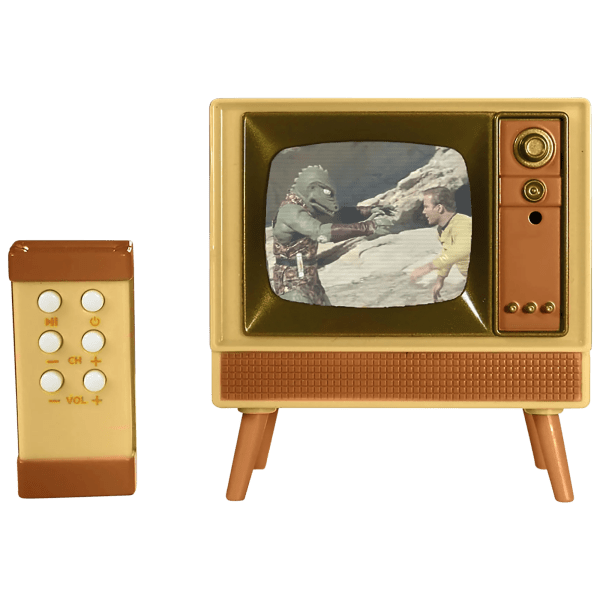 MorningSave: Tiny TV Classics Collectible TV with Real Working Remote