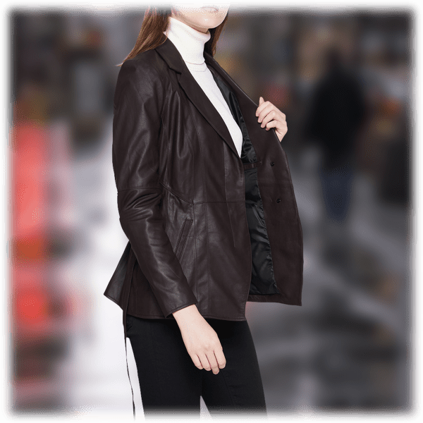 MorningSave: Marc New York Farley 25" Feather Leather Jacket