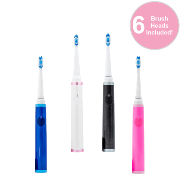 MorningSave: Pop Sonic Pro Sonic Electric Toothbrush with 6 Brush Heads