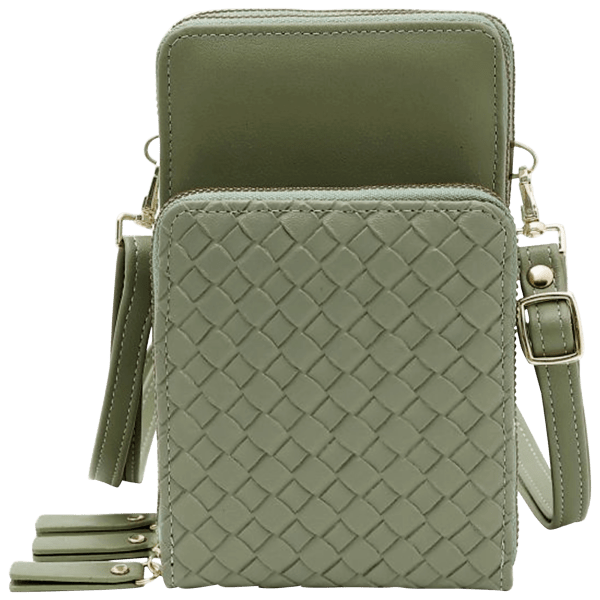 MorningSave: Malibu Skye Brianna Woven Crossbody Bag