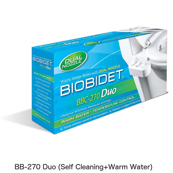 MorningSave: BioBidet BB-270 Duo Self-Cleaning Warm Water Bidet Attachment