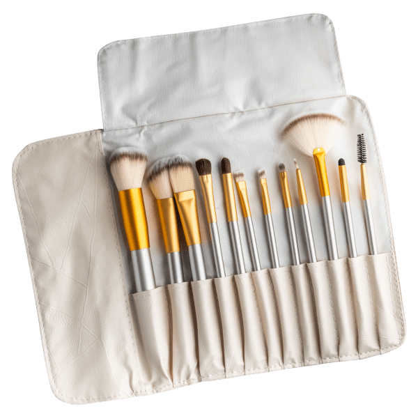 MorningSave: Makeup Brush Studio 12-Piece Set with Travel Case