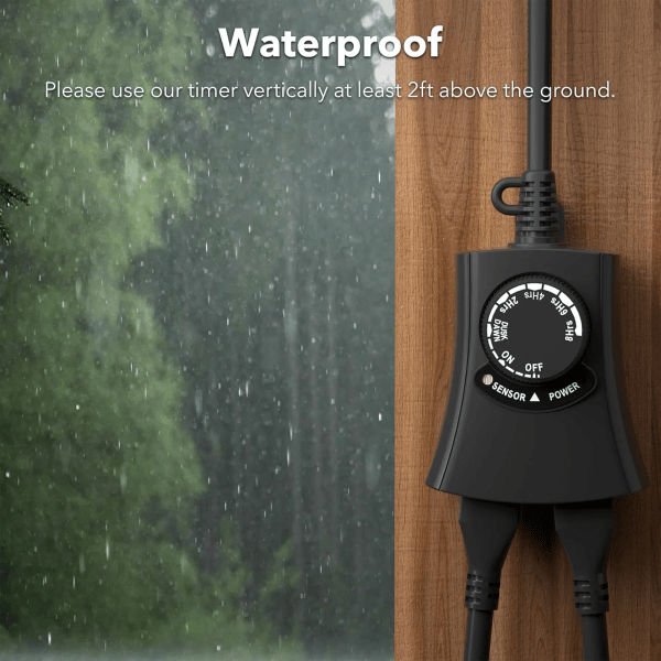 Meh: 4-Pack: Indoor & Outdoor Timers with 4 Extension Cords