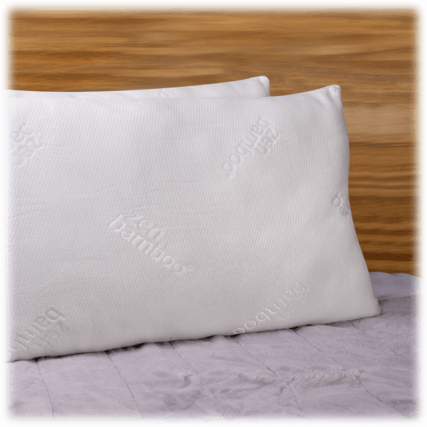 MorningSave: 2-Pack: Zen Bamboo Plush Gel Fiber Pillows