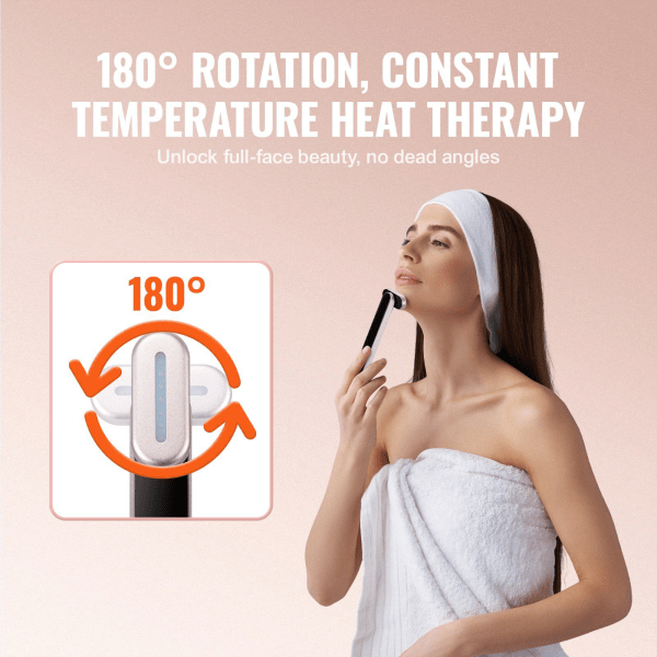 MorningSave: VEVOR 7-Color LED & Red Light Therapy Microcurrent Facial Wand