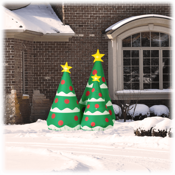 SideDeal: Winter Lane 4' Inflatable Tree Trio