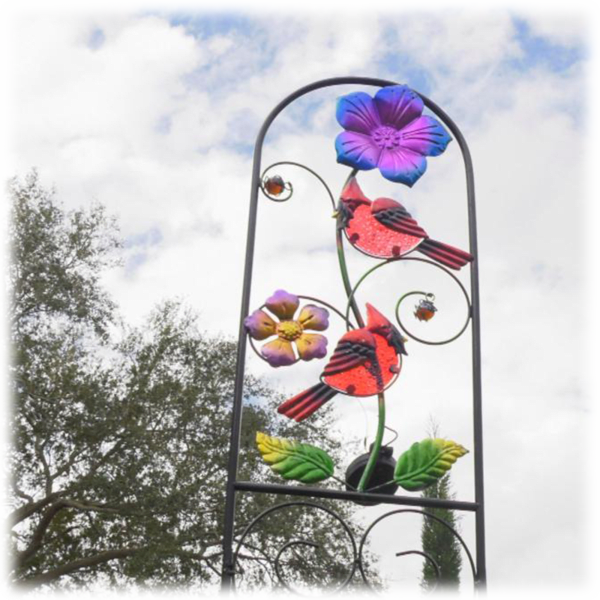 SideDeal: Gb Home & Garden Solar Illuminated Garden Trellis (Cardinal)