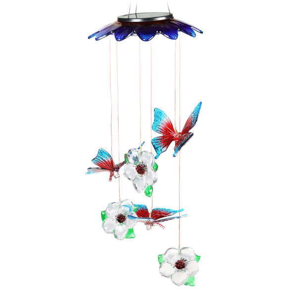 MorningSave: Exhart Solar Color Changing LED Butterflies & Flowers ...