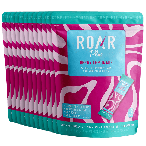 SideDeal: 144-Pack: Roar Plus Complete Hydration Vitamin & Electrolyte ...