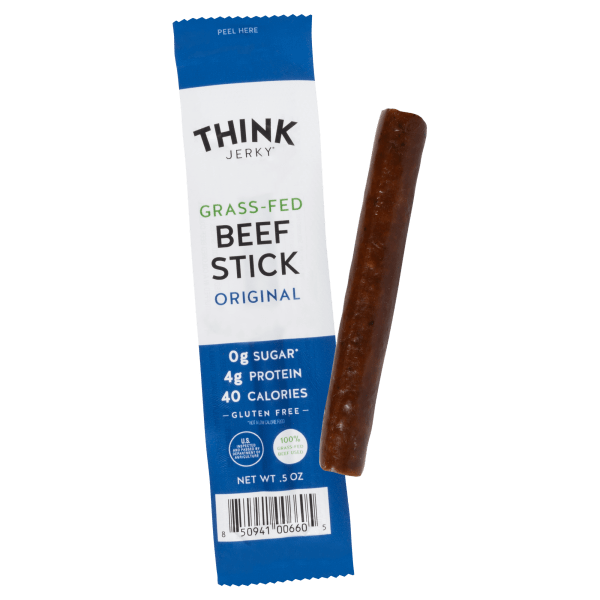 Meh: 60-Pack: Think Jerky Original Grass-Fed Beef Sticks
