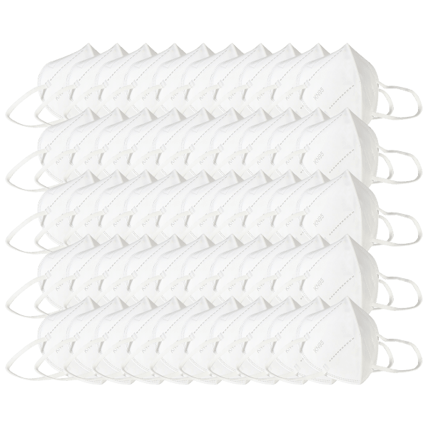 50-Pack: Individually Wrapped KN95 Non-Medical Protective Masks