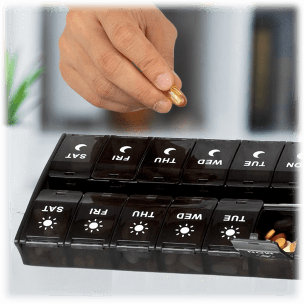 MorningSave: Thera Rx 7-Day Push Button Medicine and Vitamin Organizer ...