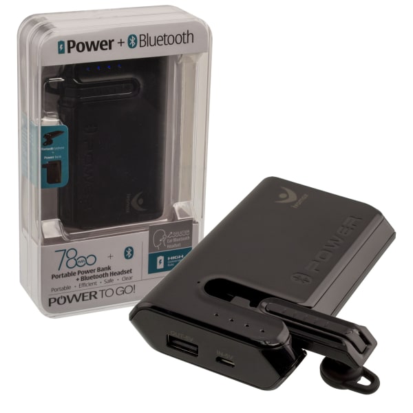 MorningSave: Ivomax 2-in-1 7800mAh Power Bank with Integrated Bluetooth ...